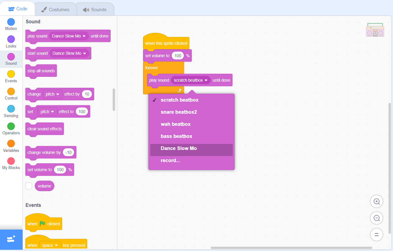 نحوه اضافه کردن موسیقی به اسکرچ | ایرانیان سایبر | 2023